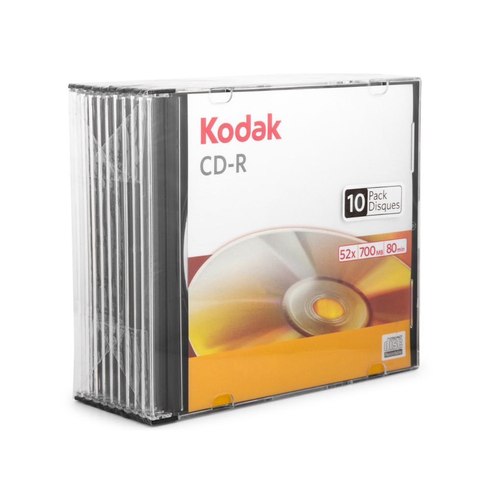 Kodak CD-R 700MB 52x Spindle 10 Pack for Sale in Nairobi - Peek Online